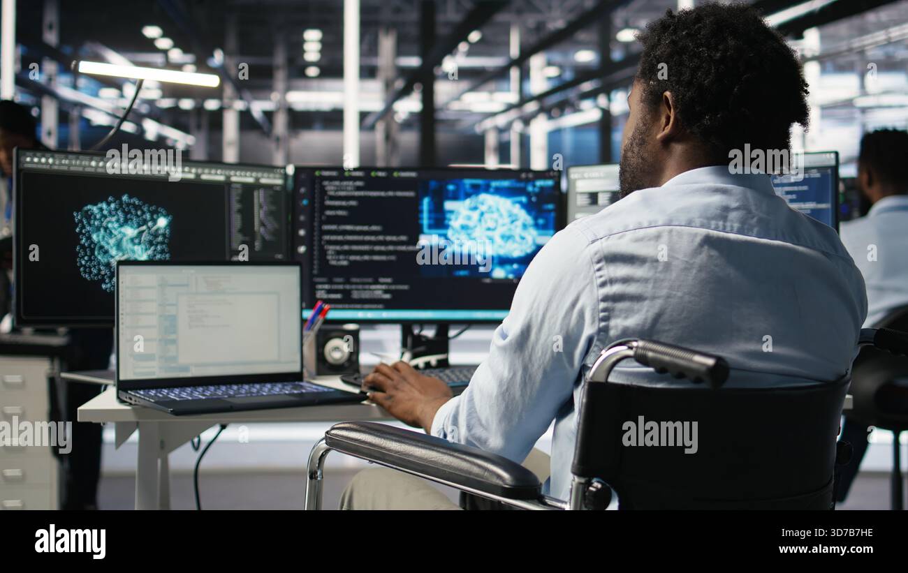 Server hub programmer paraplegia hi-res stock photography and images ...