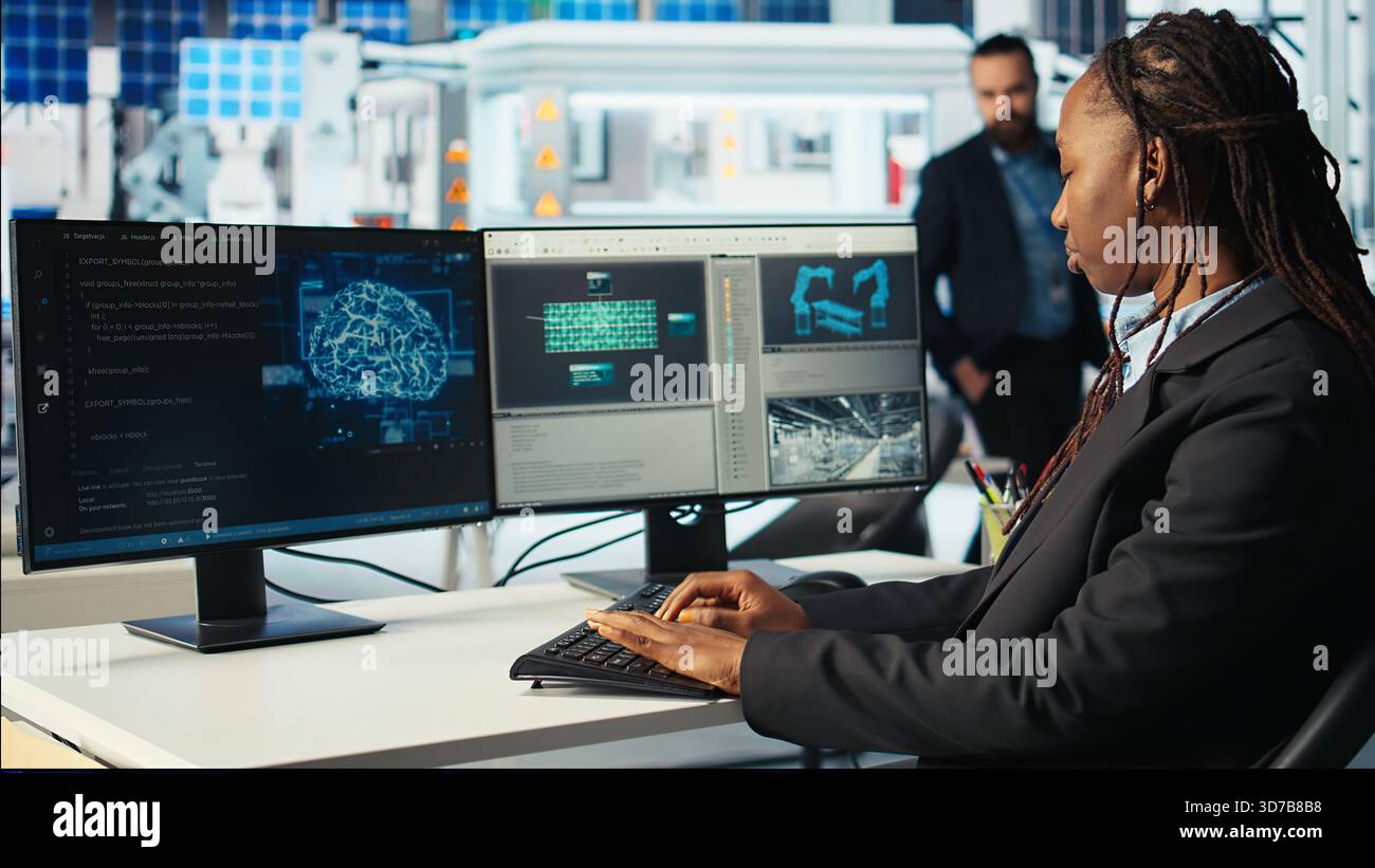 Software developer in photovoltaics hi-res stock photography and images ...