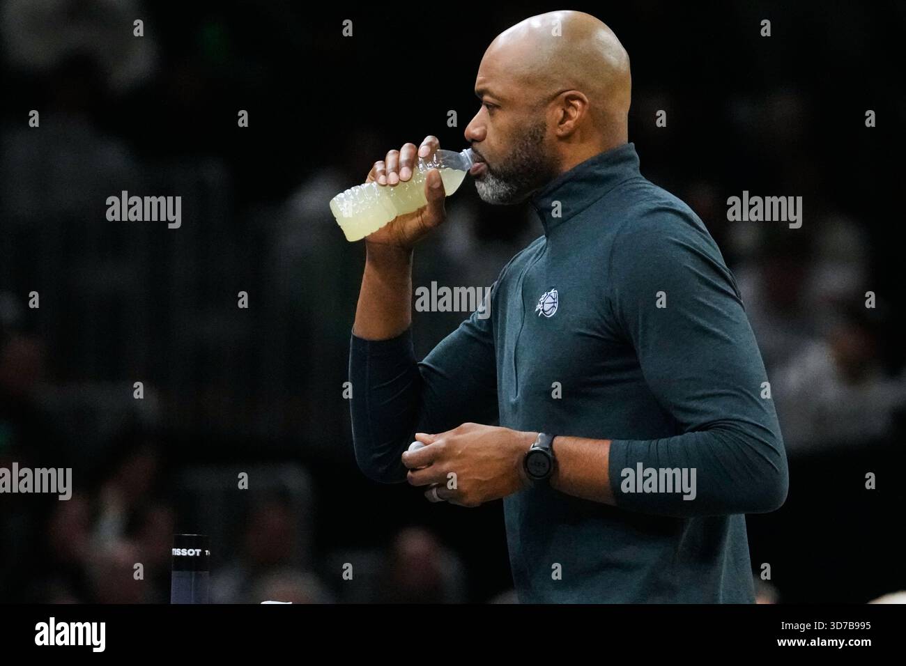 Orlando Magic head coach Jamahl Mosley during the first half of an NBA ...