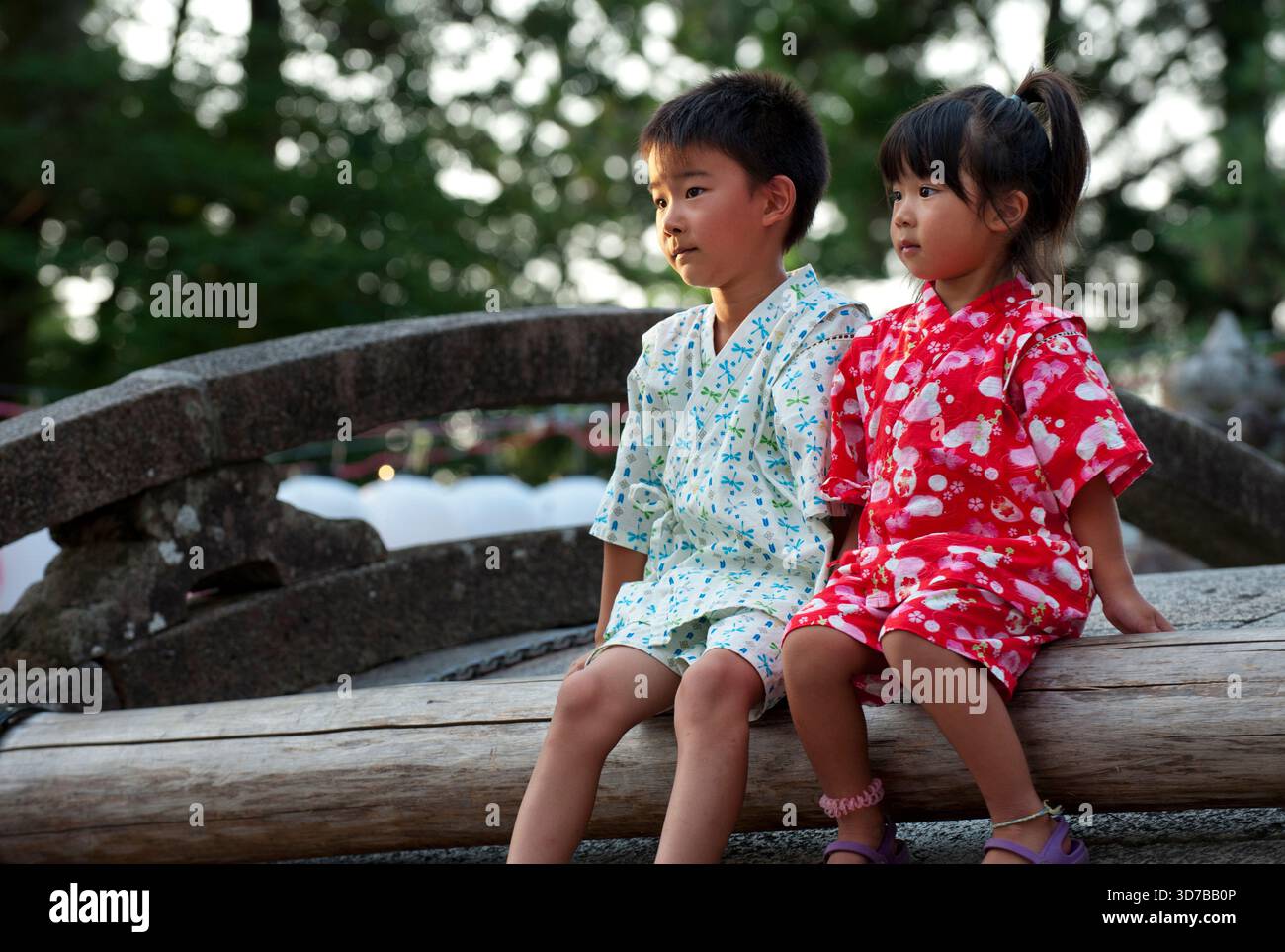 Yukata children hi-res stock photography and images - Alamy