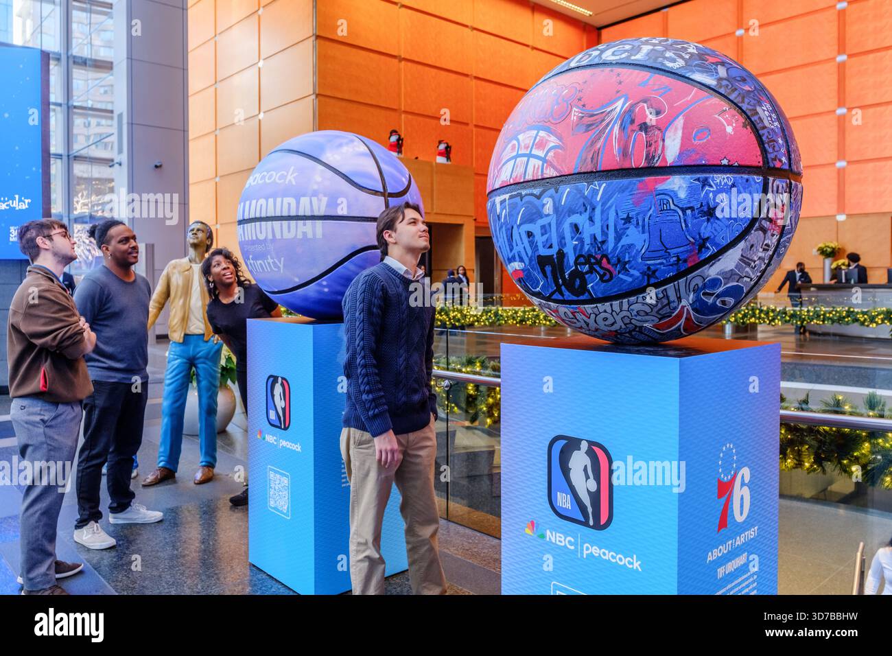 IMAGE DISTRIBUTED FOR COMCAST - Visitors to the Comcast Center campus ...