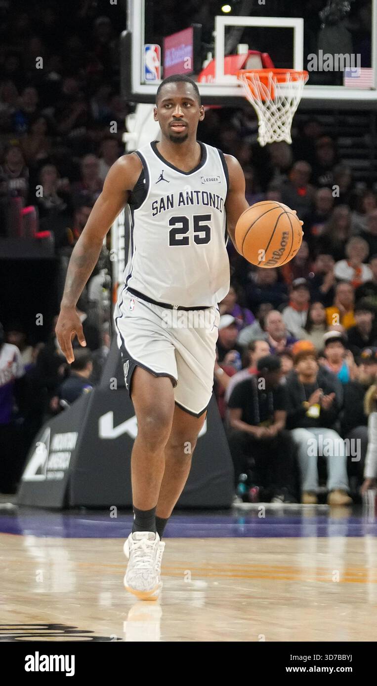 San Antonio Spurs forward David Jones Garcia (25) during an NBA ...