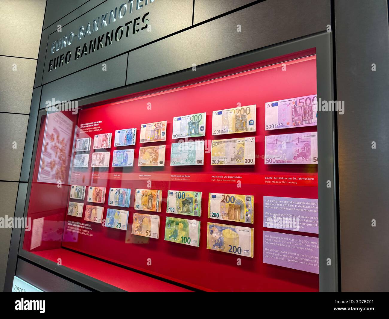 Exhibits on monetary policy at the Geldmuseum of the Deutsche ...