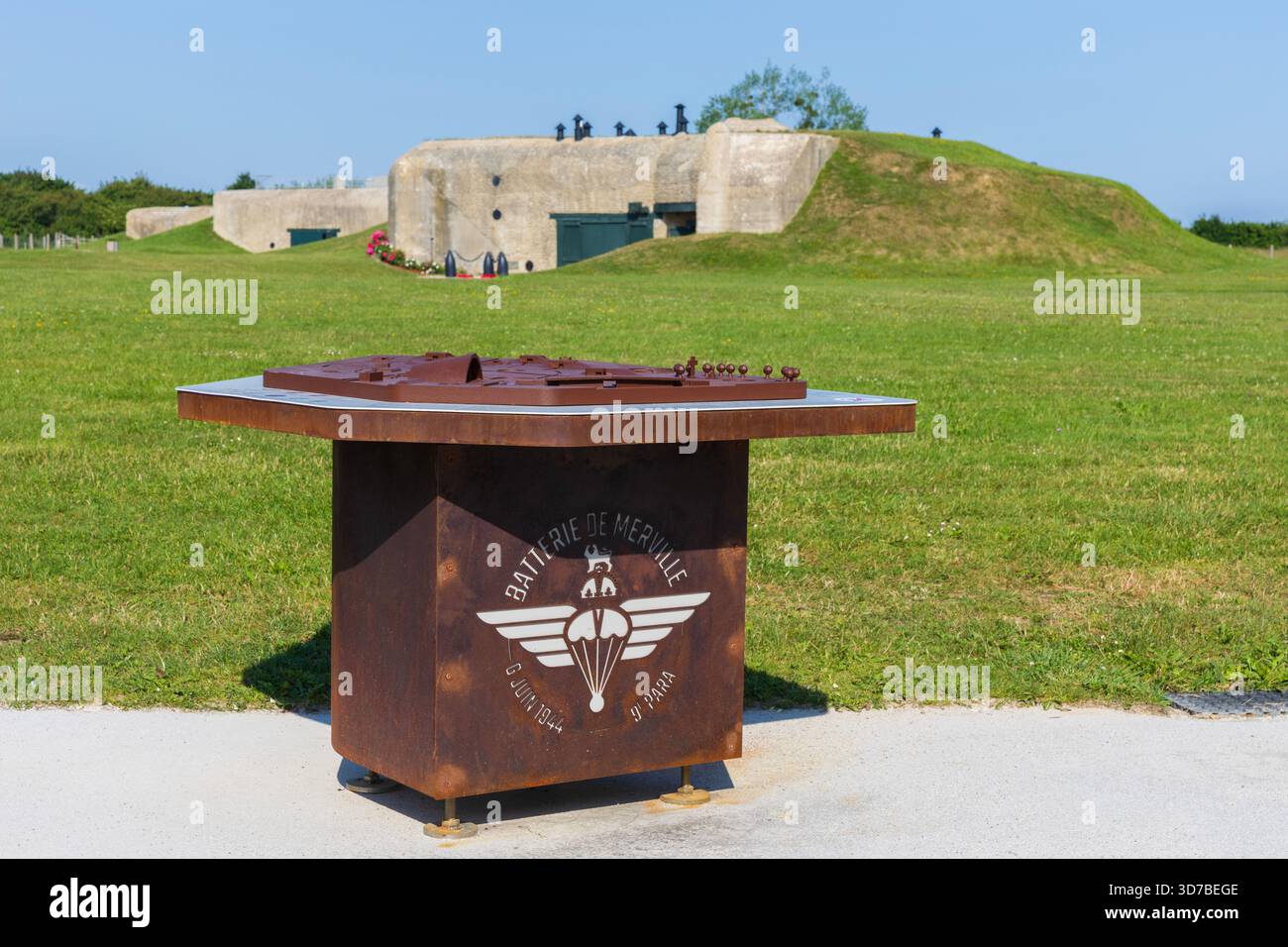 The World War II Merville gun battery, neutralised during Operation ...