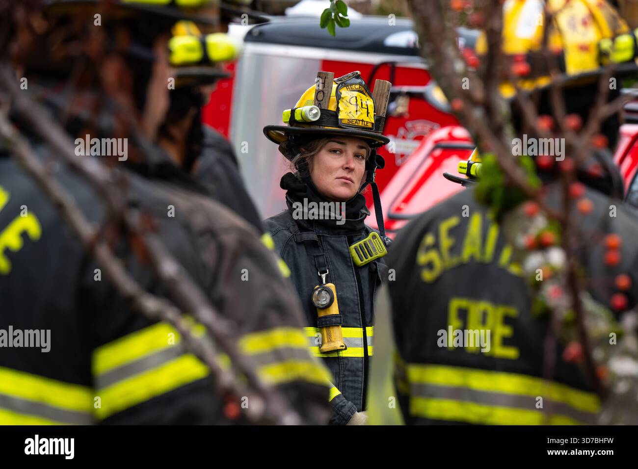 Seattle, USA. 24th Nov, 2025. Seattle Fire Department live fire ...