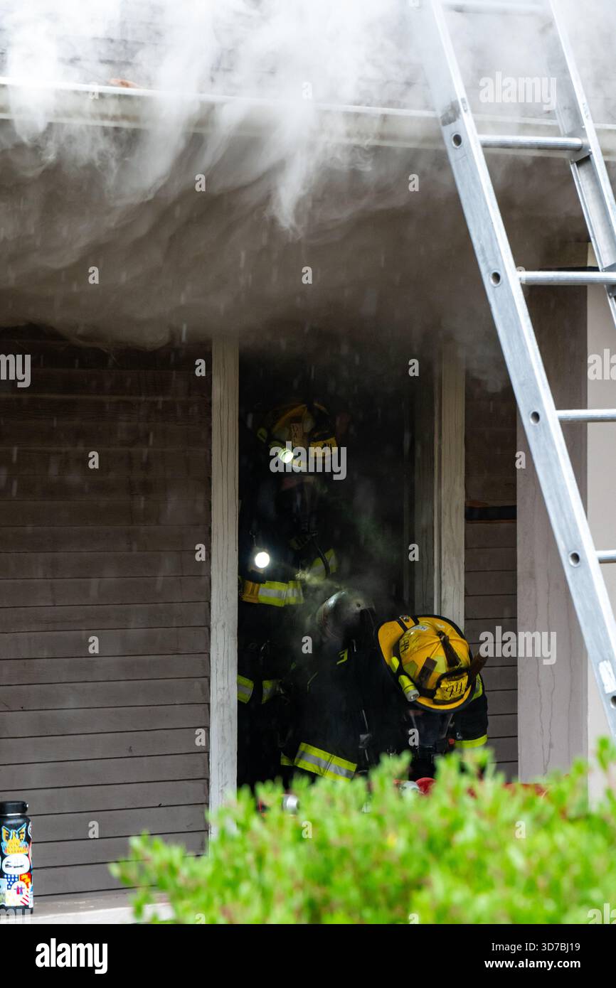 Seattle, USA. 24th Nov, 2025. Seattle Fire Department live fire ...
