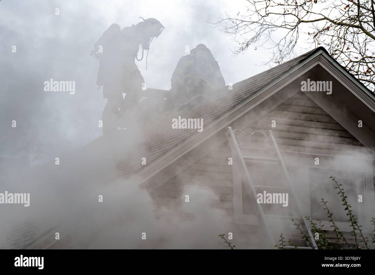 Seattle, USA. 24th Nov, 2025. Seattle Fire Department live fire ...