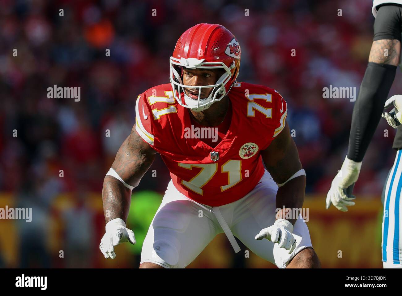 November 23, 2025: Kansas City Chiefs offensive tackle Josh Simmons (71 ...