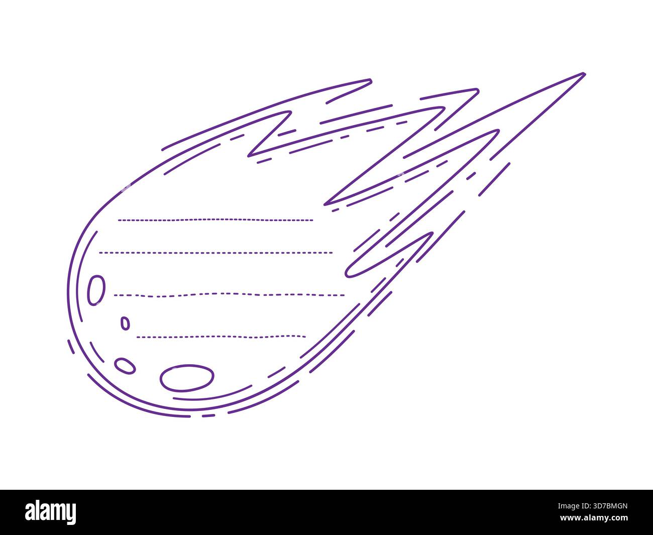 Space comet or asteroid kids memo note template. Kids planner checklist ...