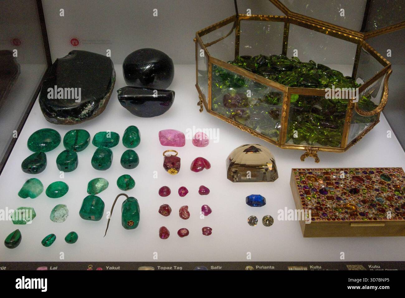 Gemstones, Topkapi Palace, Istanbul, Turkiye Stock Photo - Alamy