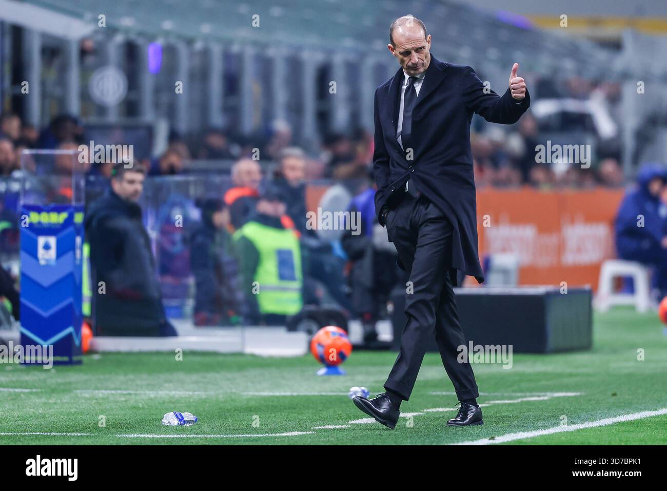 Massimiliano Allegri Head Coach of AC Milan gestures during Serie A ...