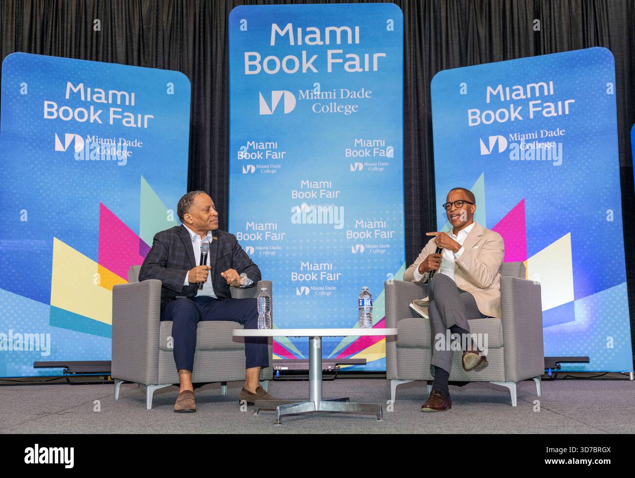 MIAMI, FL - NOV 23: Russell Motley and American Journalist and author ...