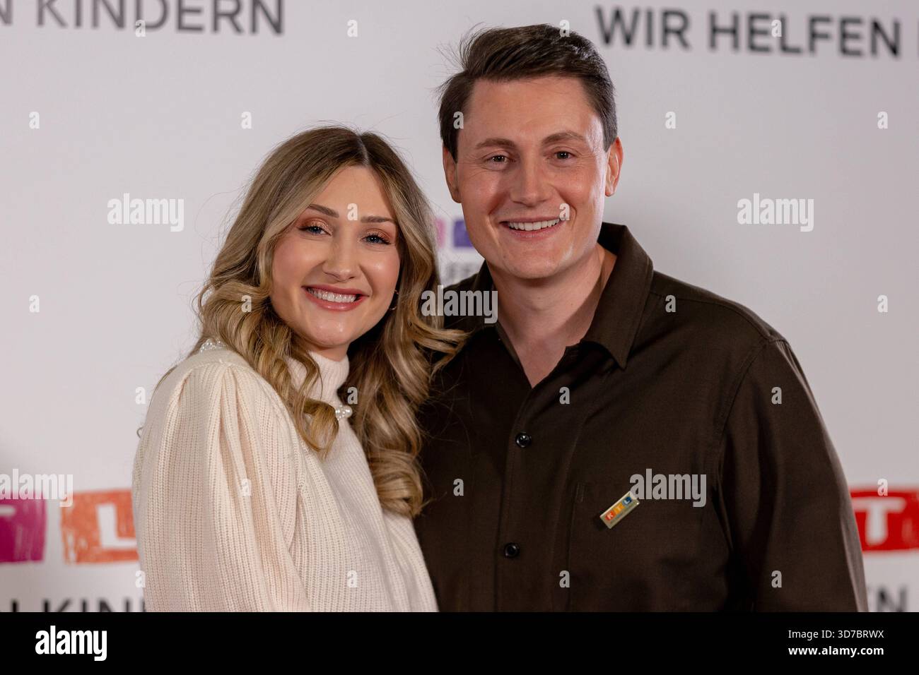 RTL Spendenmarathon in Köln, 21.11.2025. Lisa WALSER und Henry WALSER ...