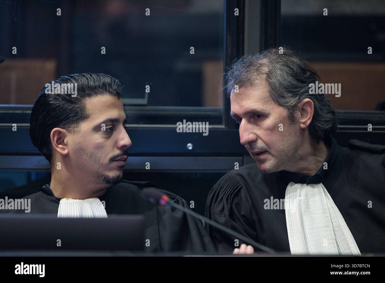 Lawyer Mohamed Chaaban and Lawyer Isa Gultaslar pictured during the composition of the jury for ...