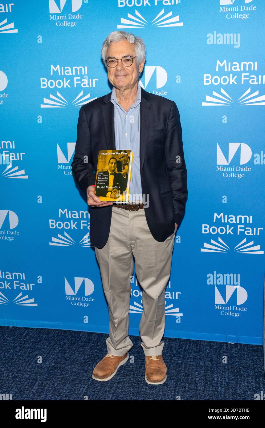 MIAMI, FL - NOV 23: Author David Margolick is seen during the 42nd ...