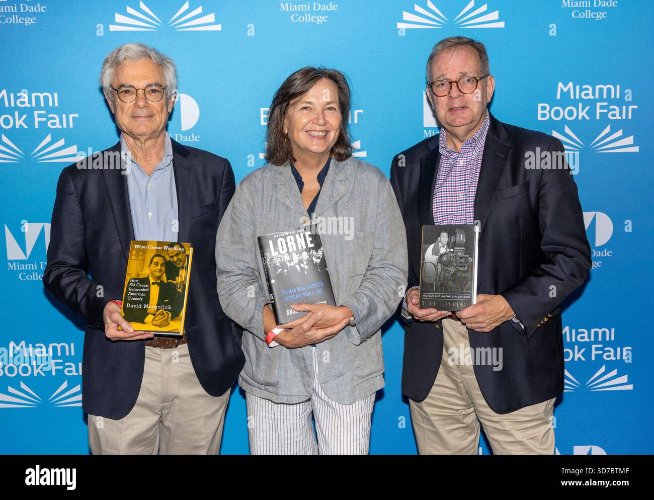 MIAMI, FL - NOV 23: Authors David Margolick, Susan Morrison and Todd S ...