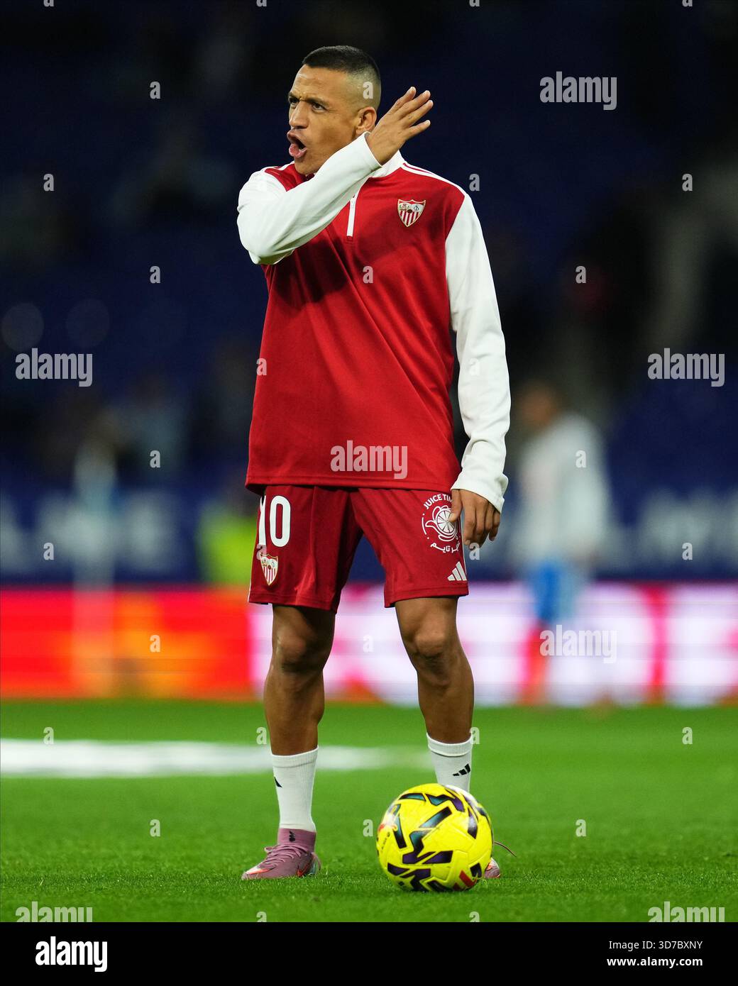 Alexis Sanchez of Sevilla FC during the La Liga EA Sports match between ...
