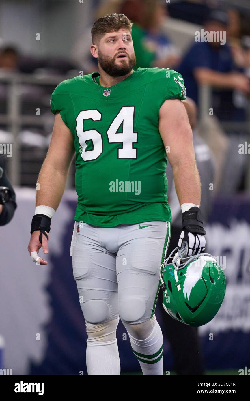 Philadelphia Eagles offensive tackle Brett Toth works out during an NFL ...