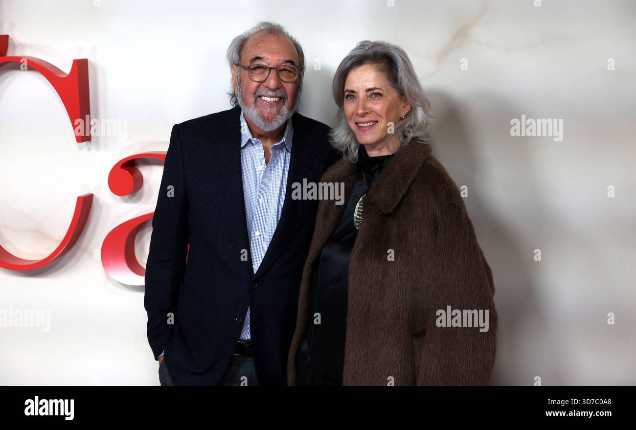 James L. Brooks and Jennifer Simchowitz attend the "Ella McCay" UK ...