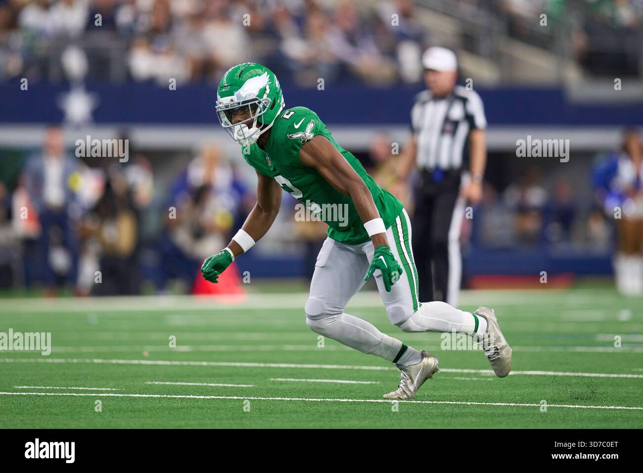 Philadelphia Eagles wide receiver Jahan Dotson runs a route during an ...