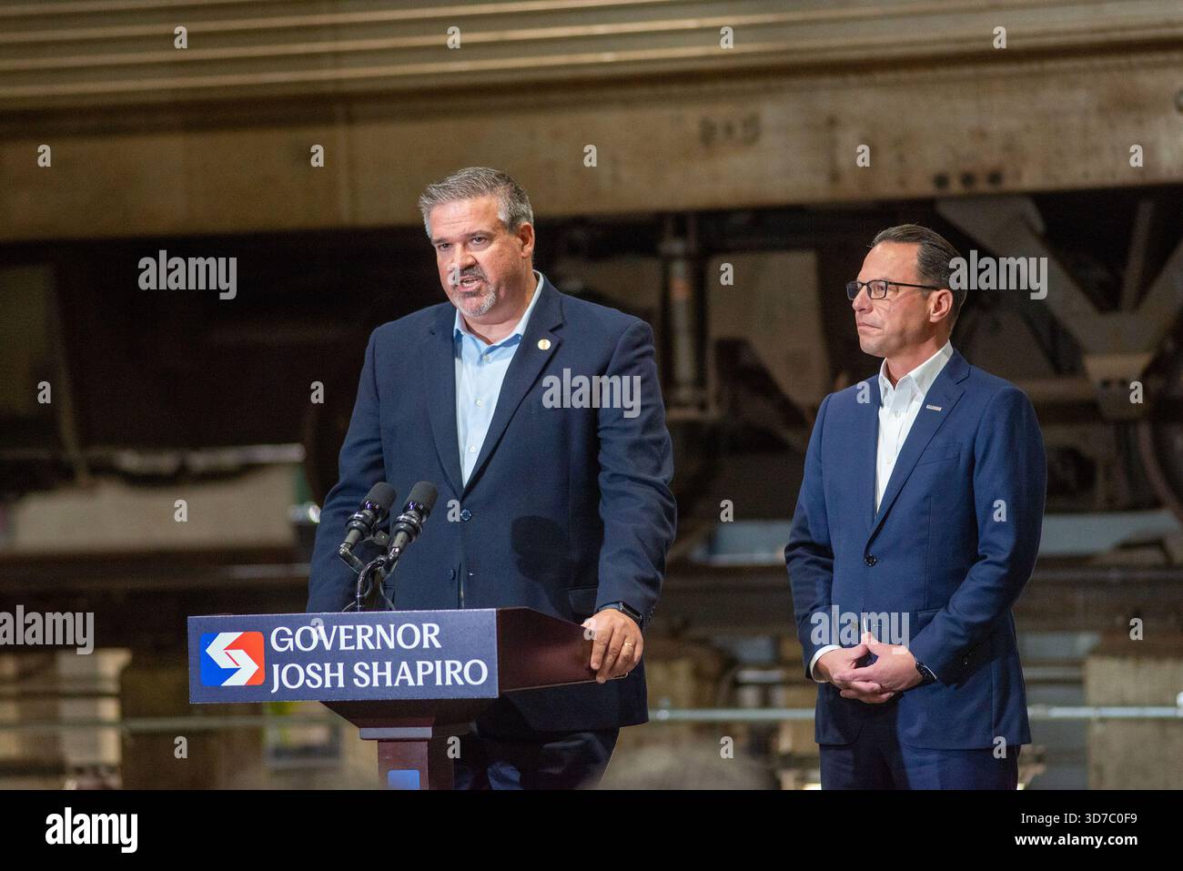Scott Sauer, General Manager, SEPTA makes remarks as Pennsylvania ...