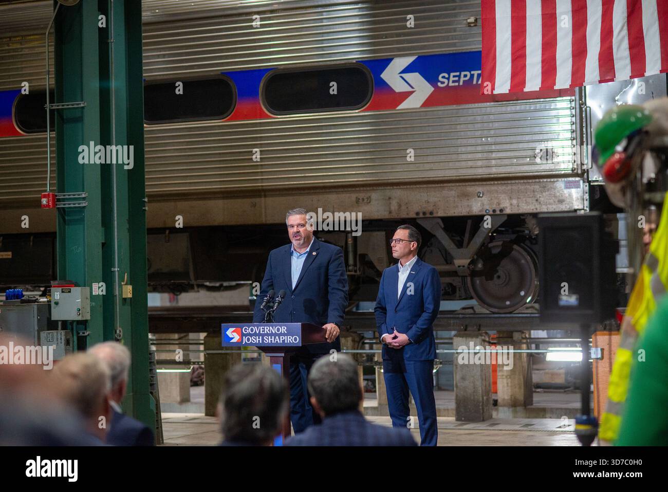 Scott Sauer, General Manager, SEPTA makes remarks as Pennsylvania ...