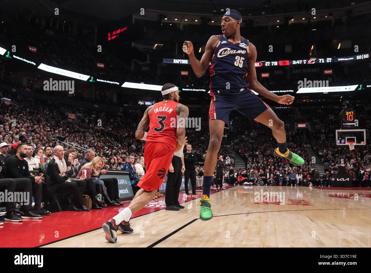 Cleveland Cavaliers forward Nae Qwan Tomlin reacts after Toronto ...