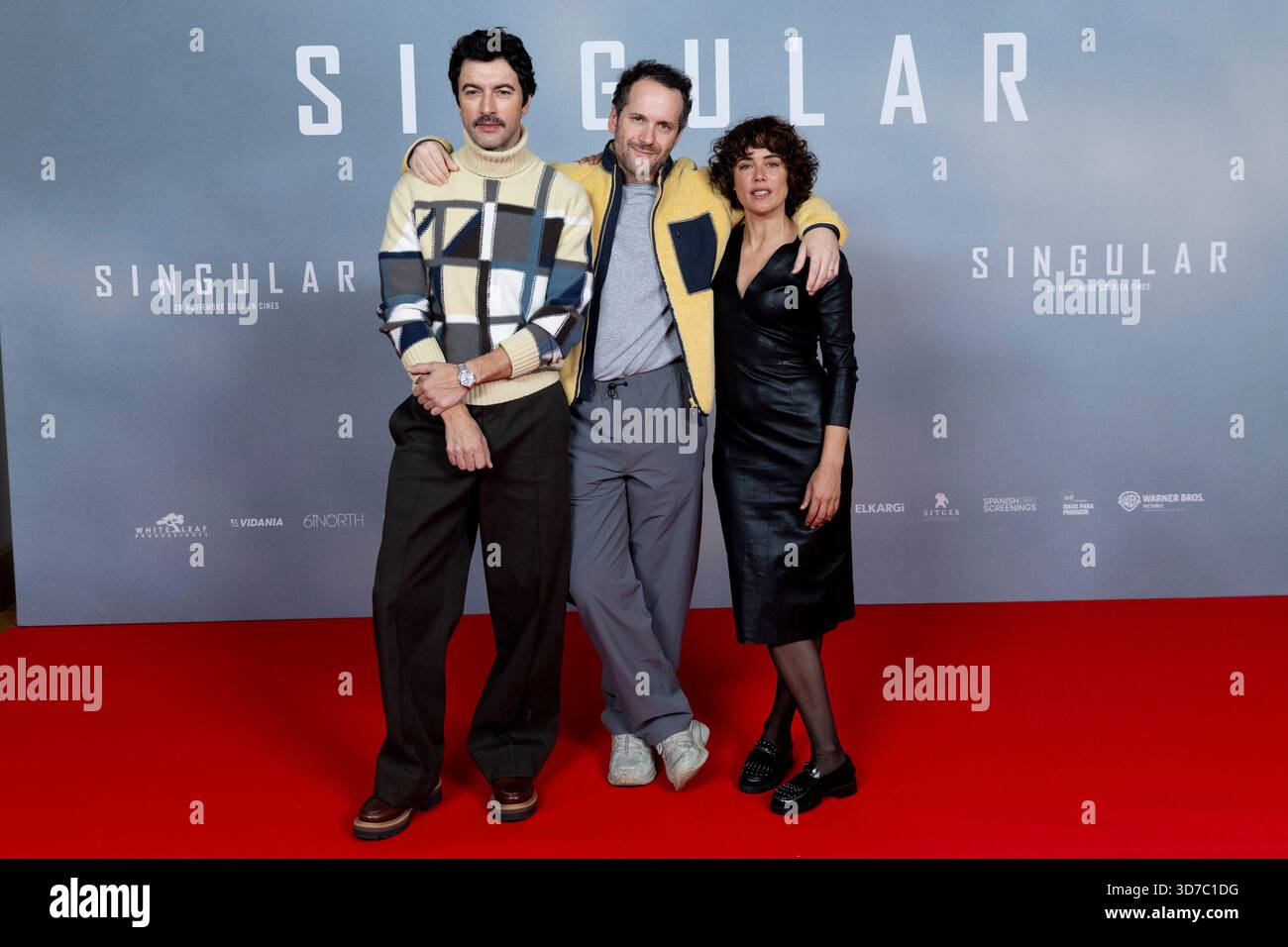Javier Rey, Alberto Gastesi and Patricia López Arnaiz attend the ...