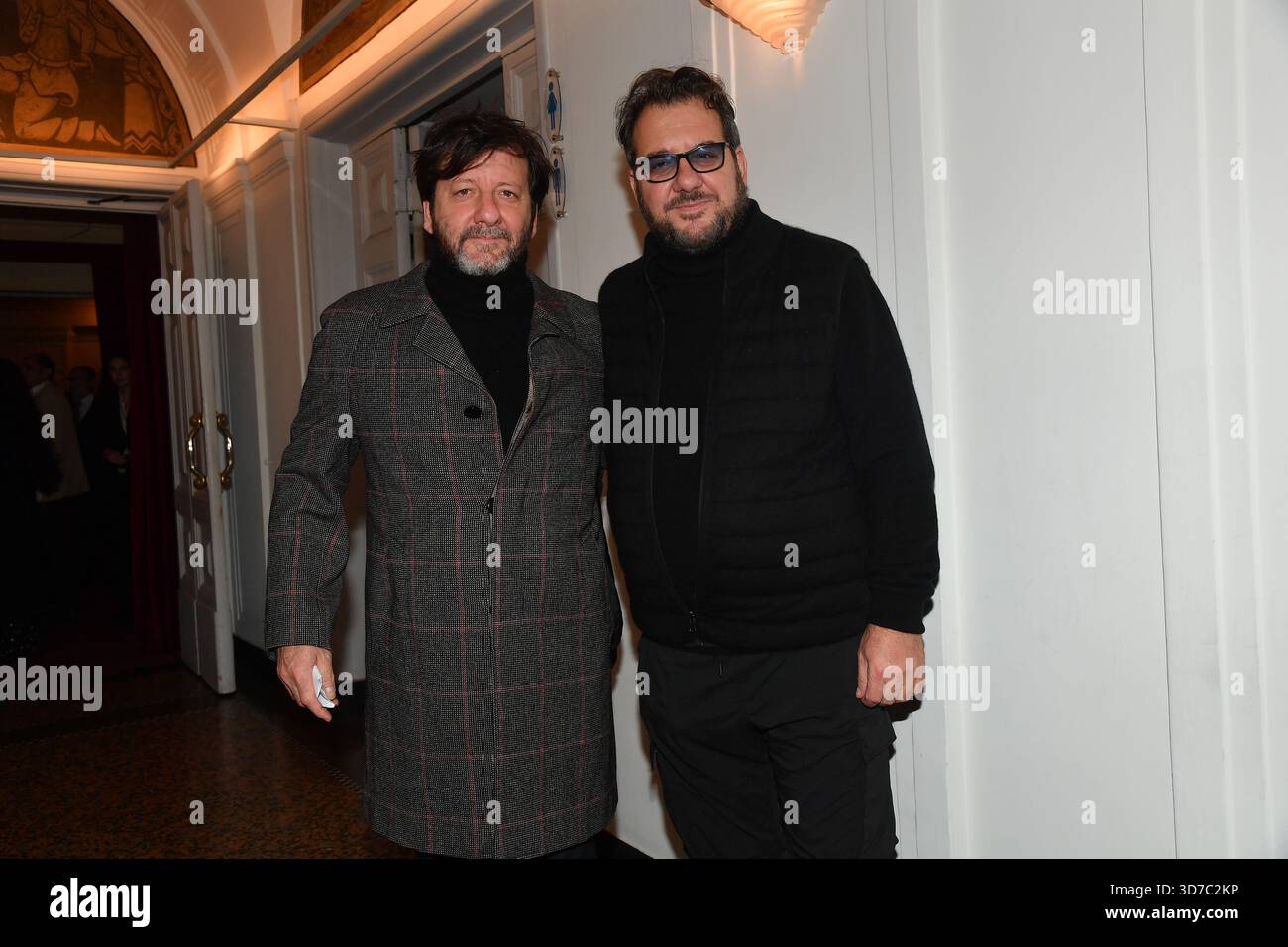 Rome, Sala Umberto Theatre, Gigi Proietti Award, Pictured: Augusto and ...