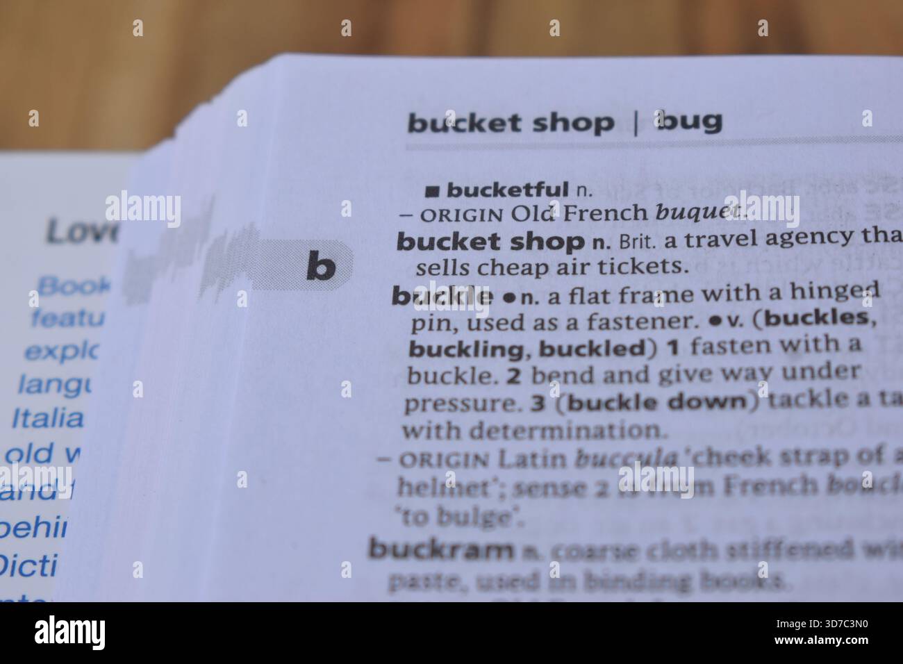Definition Of English Dictionary Close Up Of Page Print With Word ...