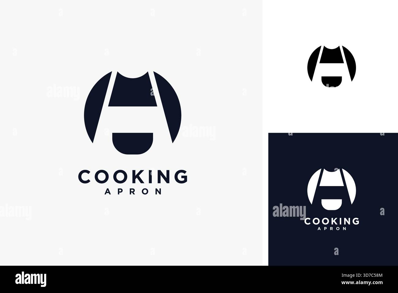 Modern chef apron Stock Vector Images - Alamy