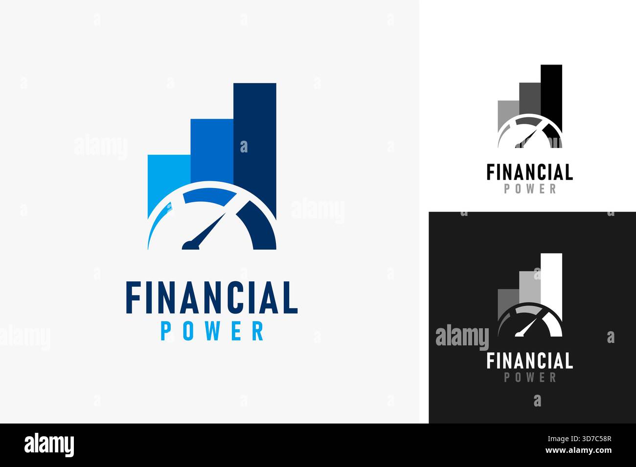 Financial power logo symbol icon design Stock Vector Image & Art - Alamy