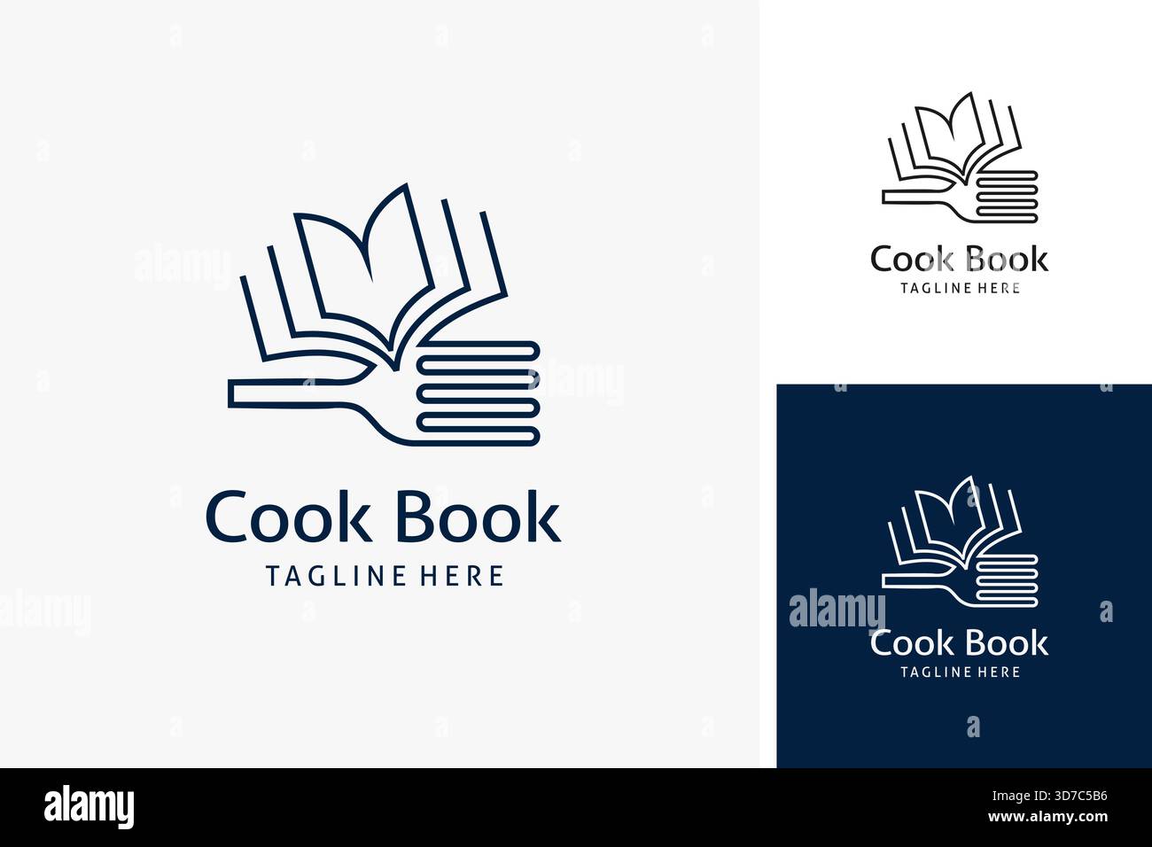 Dinner cookbook Stock Vector Images - Alamy