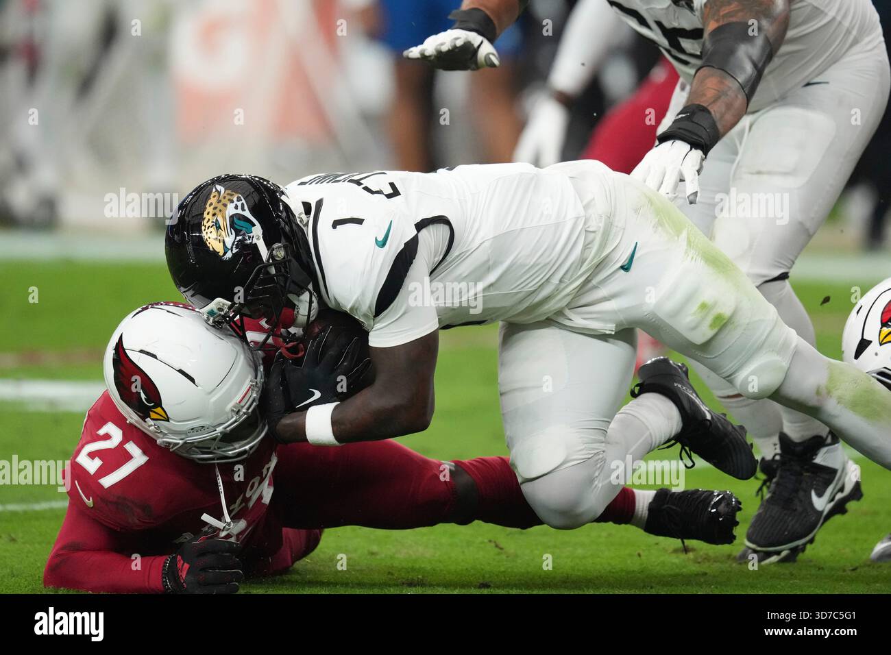 Arizona Cardinals linebacker Akeem Davis-Gaither (27) tackles ...