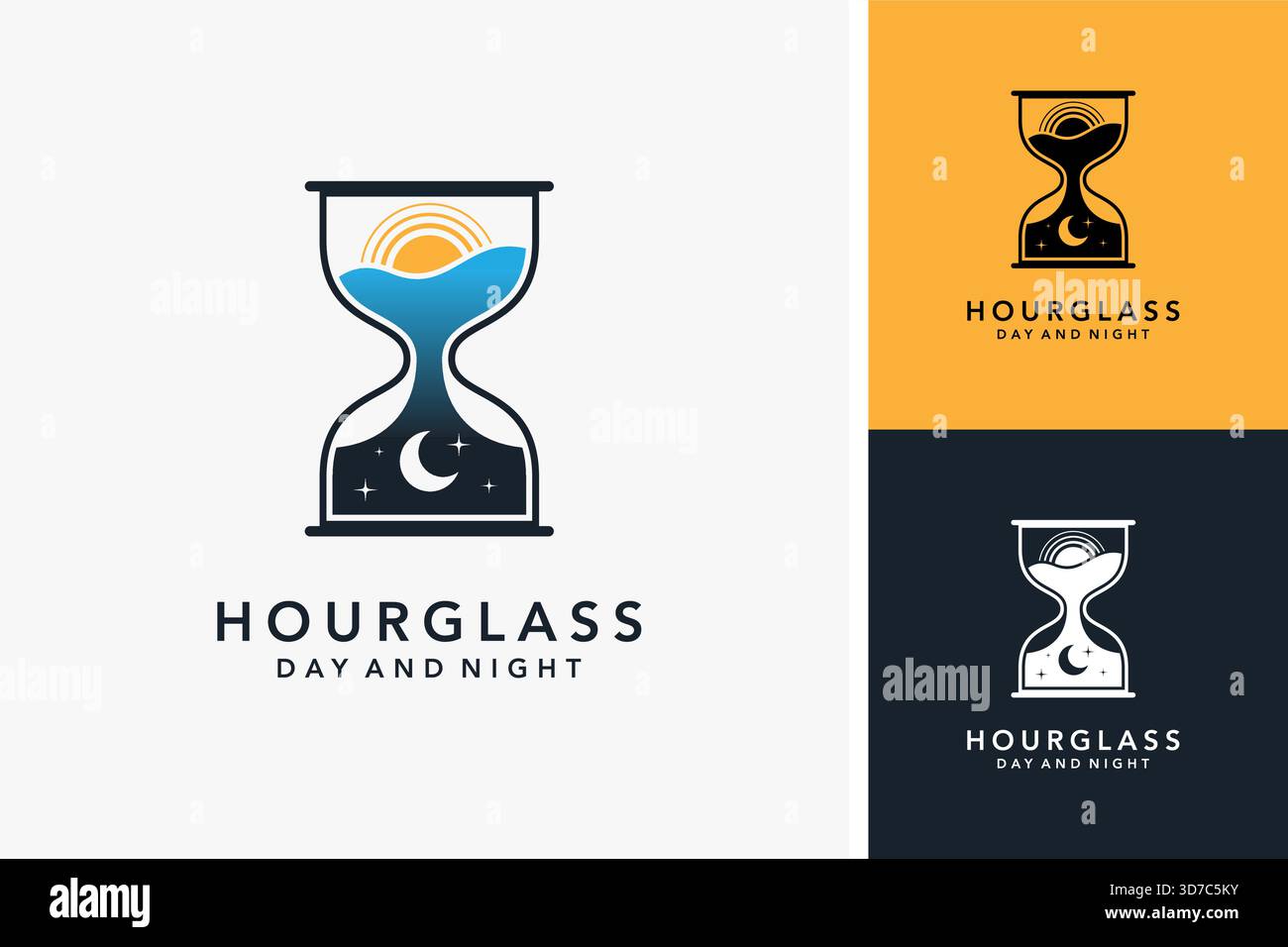 Night and day concept Stock Vector Images - Alamy