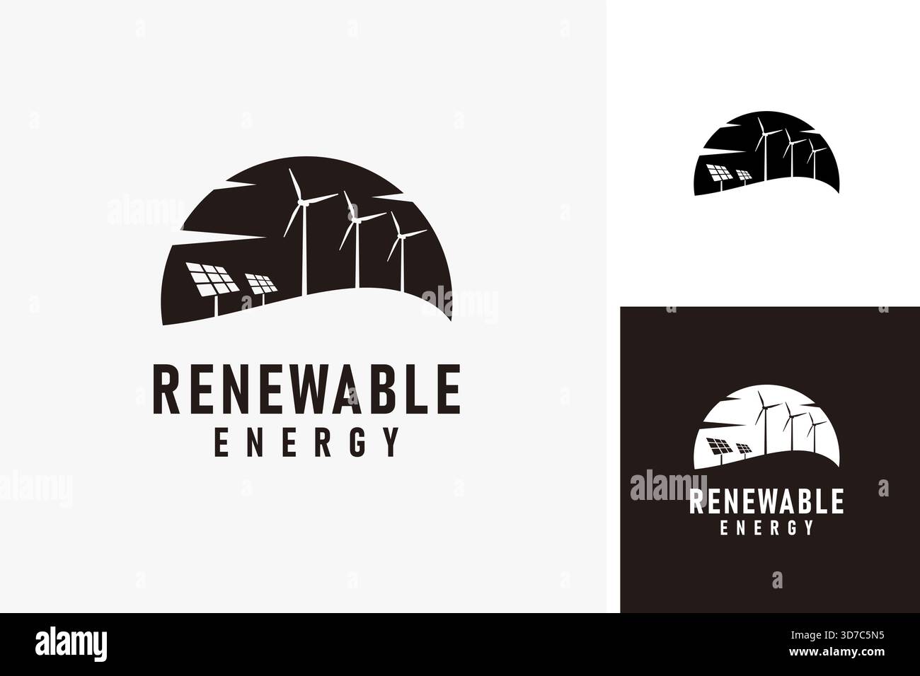 Wind power clean renewable Stock Vector Images - Alamy