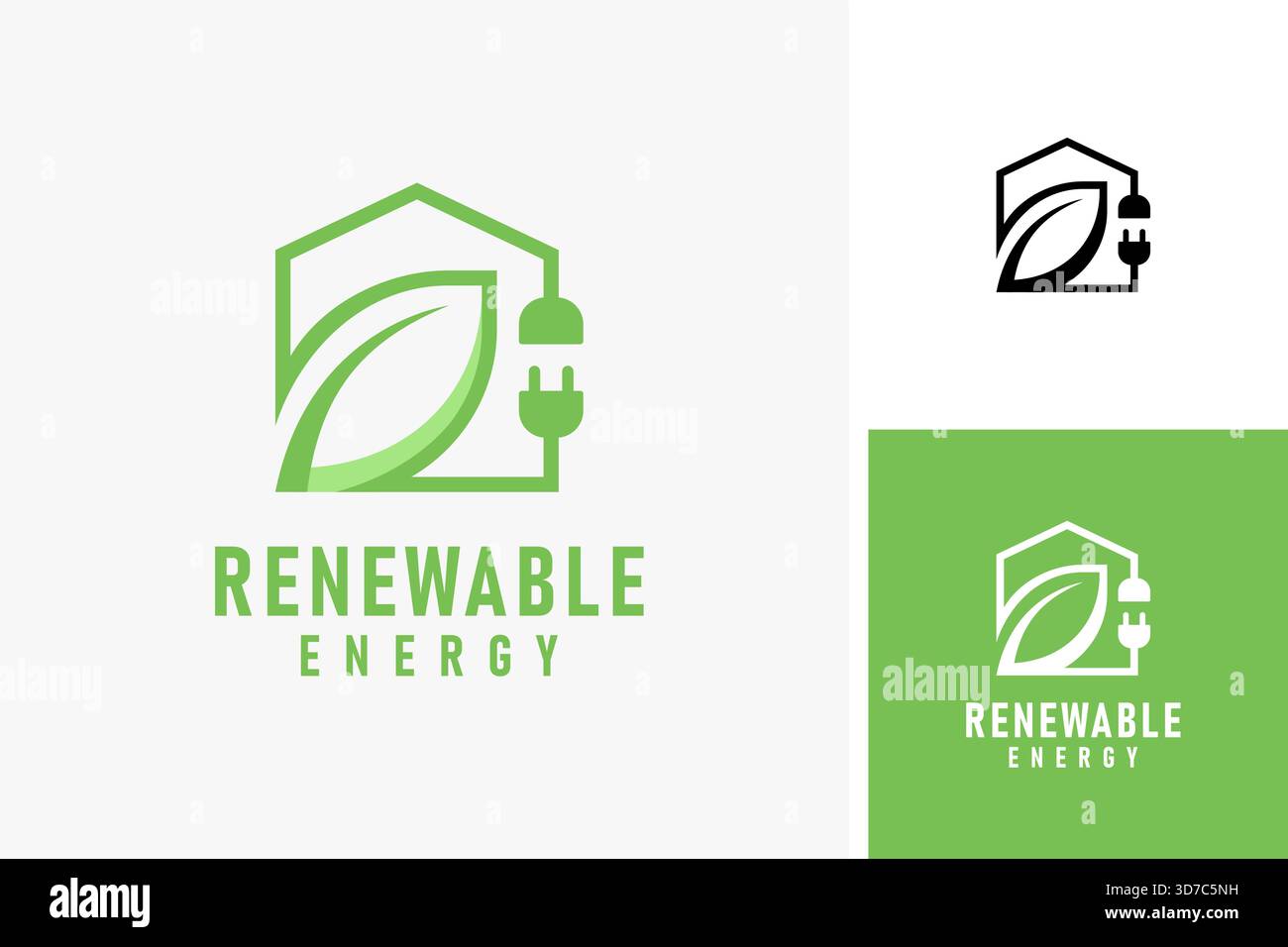 Renewable energy logo symbol icon design Stock Vector Image & Art - Alamy