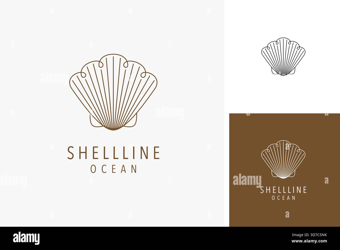 Beach seashells sign Stock Vector Images - Alamy