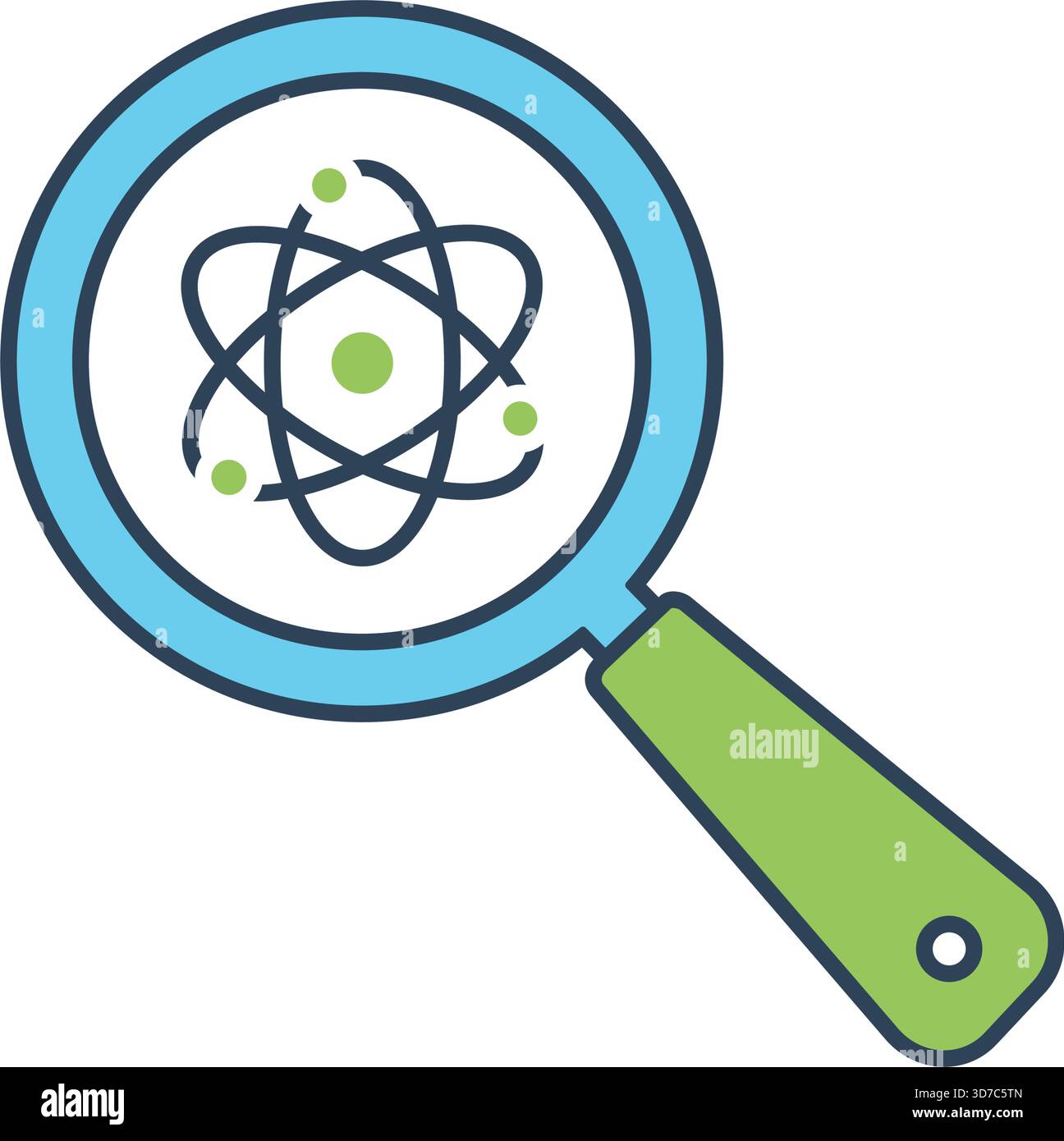 Scientific observation illustration Stock Vector Images - Alamy