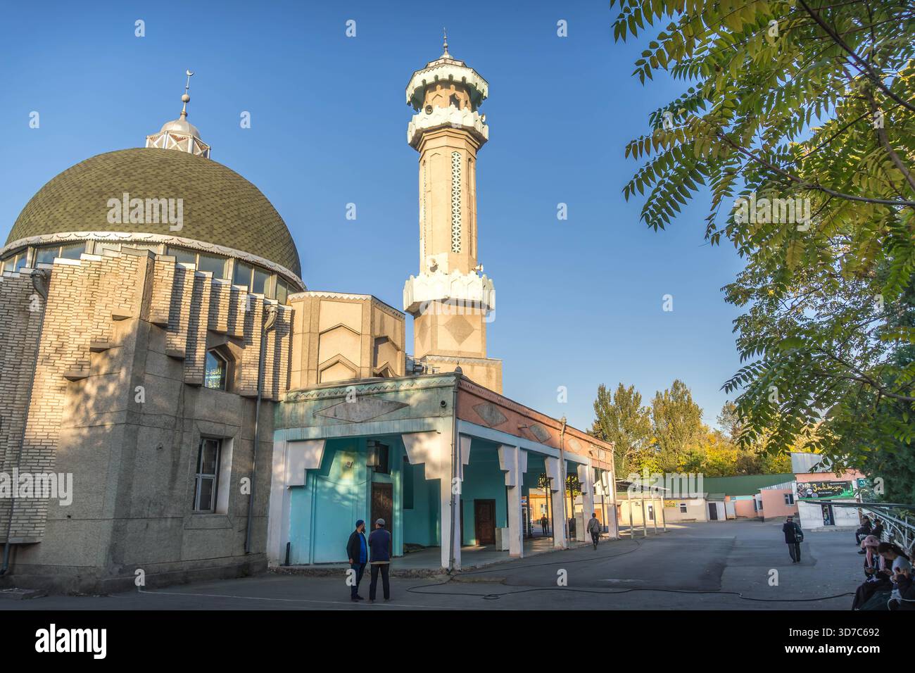 Soviet Madrasa Mosque in Bishkek, a popular place for Islam worship and ...