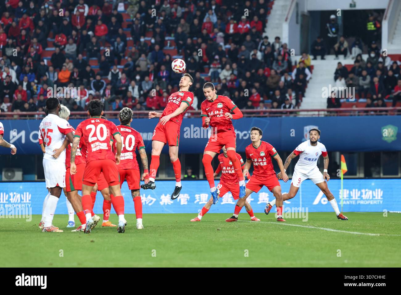 Henan Jiuzu Dukang Football Club 1-1 draw Yunnan Yukun Football Club at ...