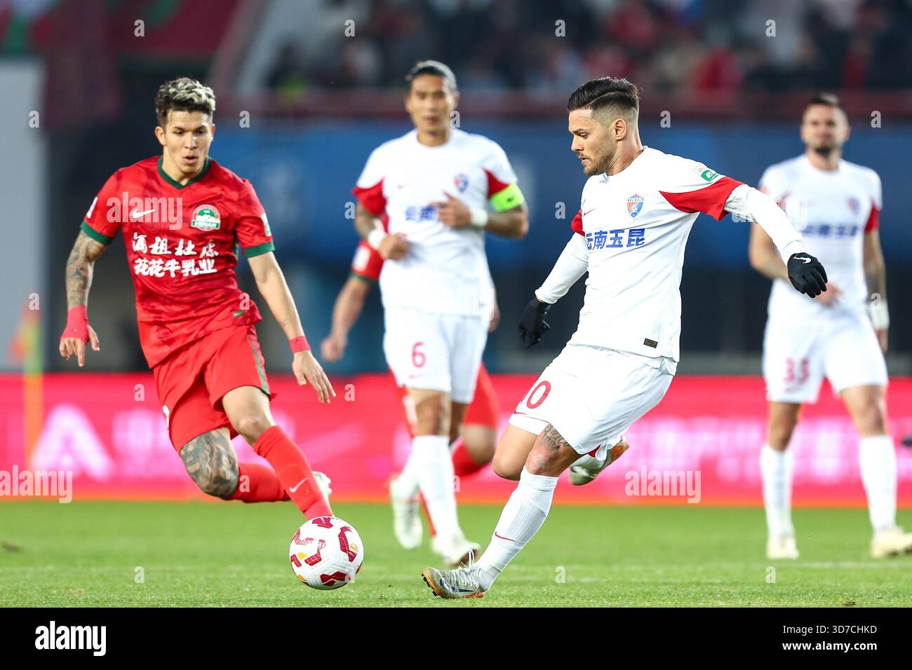 Henan Jiuzu Dukang Football Club 1-1 draw Yunnan Yukun Football Club at ...