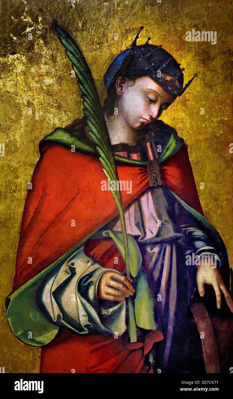 Santa Caterina - St. Catherine by Francesco da Cotignola (1475-1532 ...