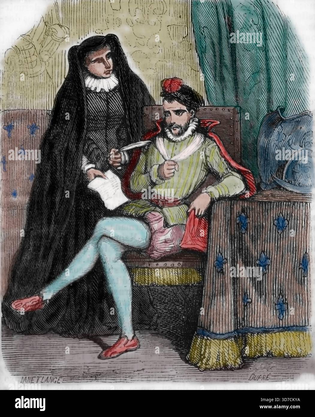 France. Catherine influenced King Charles IX to order the elimination ...