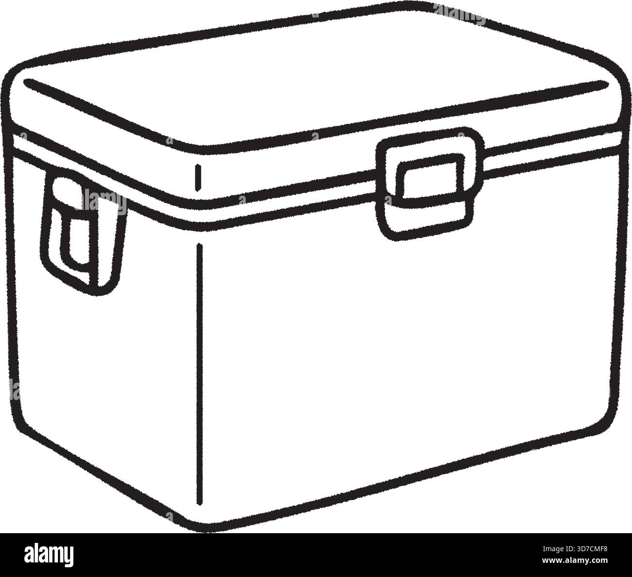 Portable ice chest cooler Black and White Stock Photos & Images - Alamy