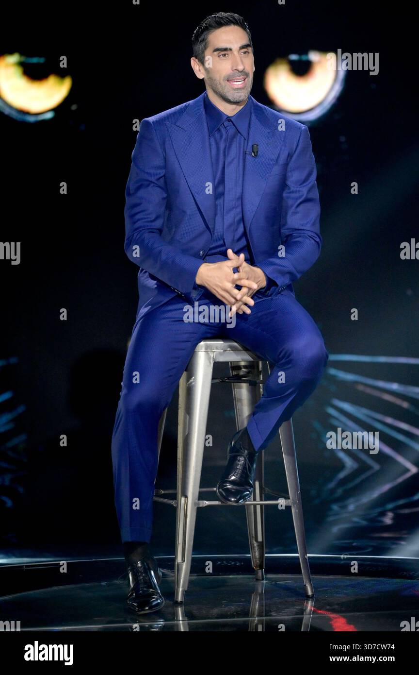 Filippo Magnini bei der Aufzeichung der Rai-Talkshow Belve 2025 in den ...