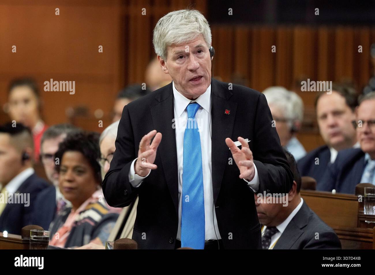 Minister of Energy and Natural Resources Tim Hodgson rises during ...
