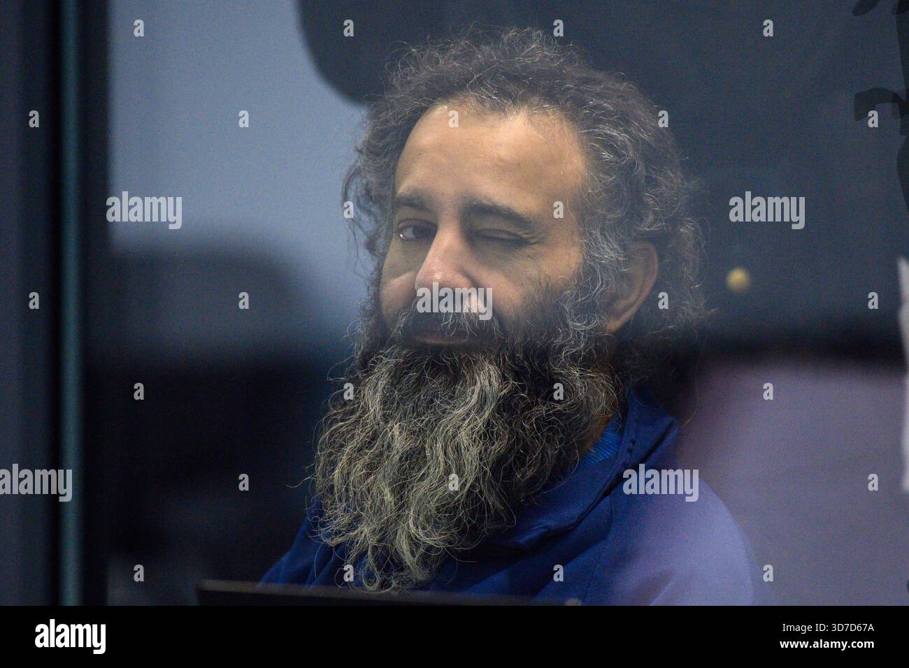 Magdeburg, Germany. 25th Nov, 2025. Taleb al-Abdulmohsen sits in a ...
