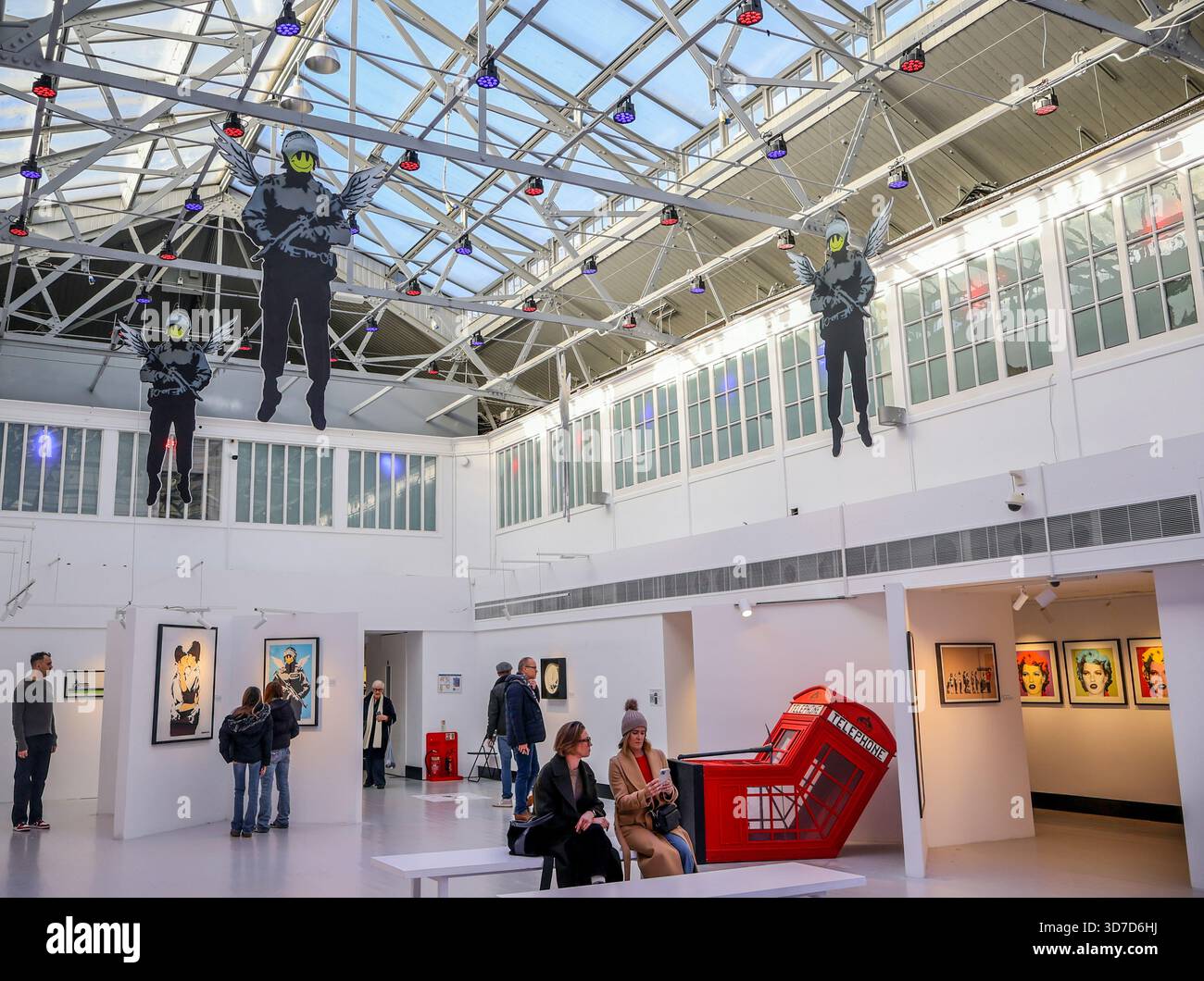 London UK 25 Nov 2025 A limited-time Banksy exhibition with iconic installations and exclusive ...