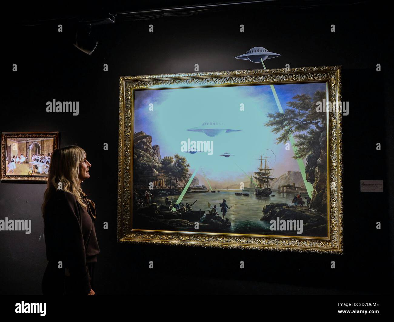 London UK 25 Nov 2025 A limited-time Banksy exhibition with iconic ...